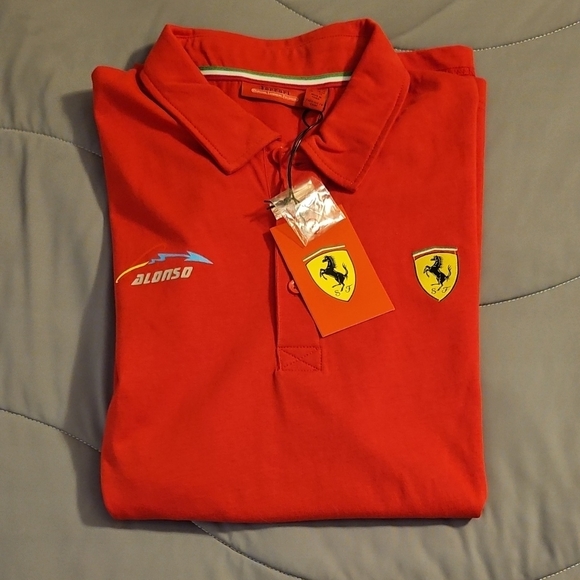 Ferrari | Shirts | Ferrari Red Polo Shirt For Men | Poshmark